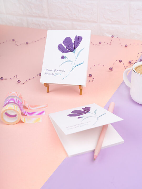 Bloom With Grace Notepad by Kunchalakari