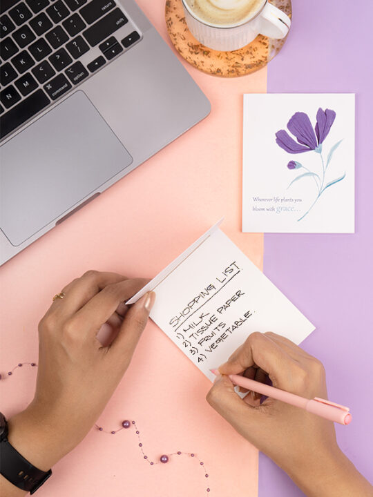 Bloom With Grace Notepad by Kunchalakari